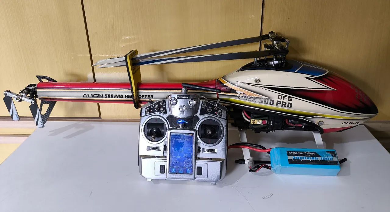 HELICÓPTERO TREX 500 PRO DFC - Hobbies e coleções - Imbariê, Duque de ...