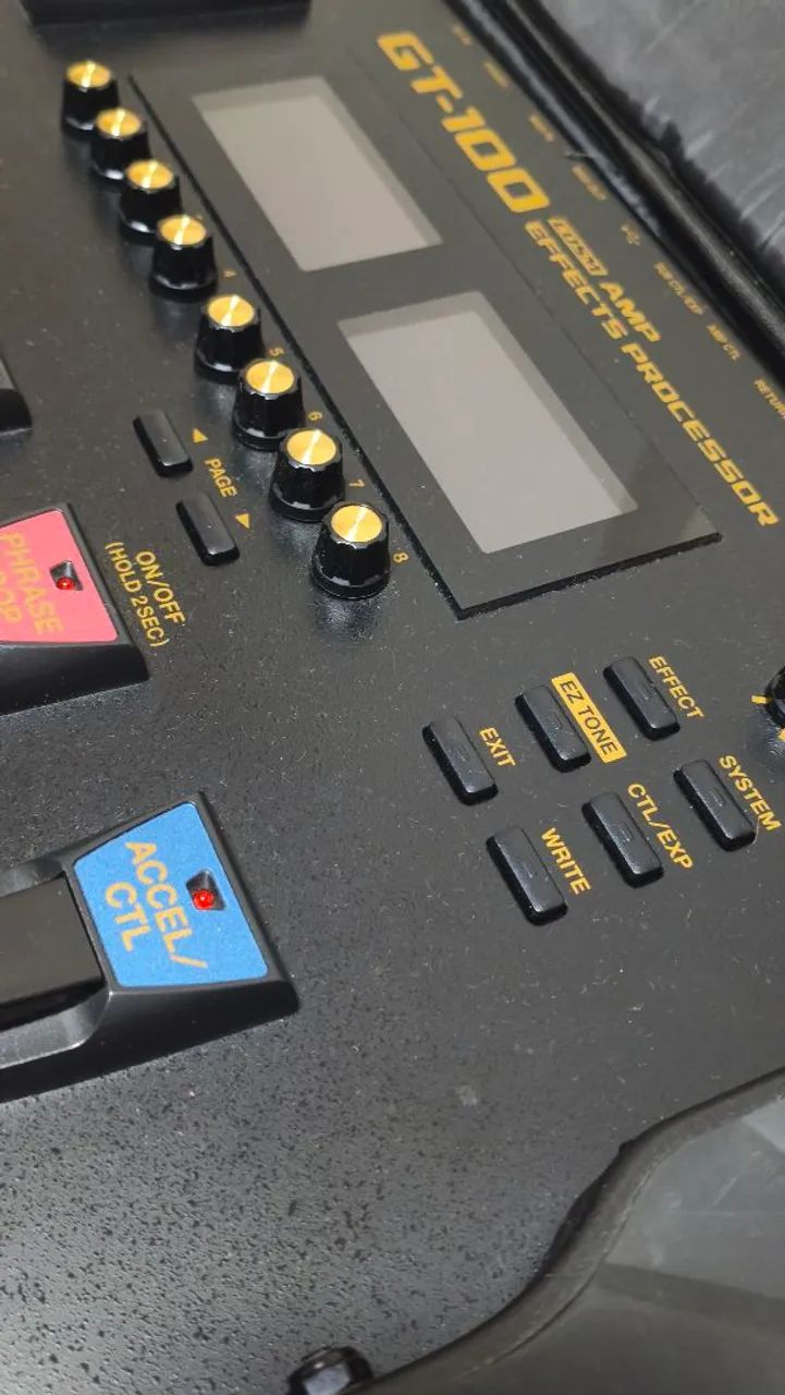 Pedaleira Boss Gt-100 Nova + Fonte + Bag - Instrumentos musicais ...