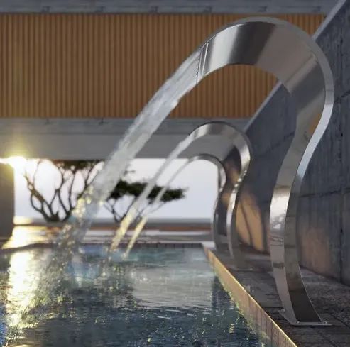 Cascata Inox Para Piscina Naja e Wave Vários modelos - Área Externa ...