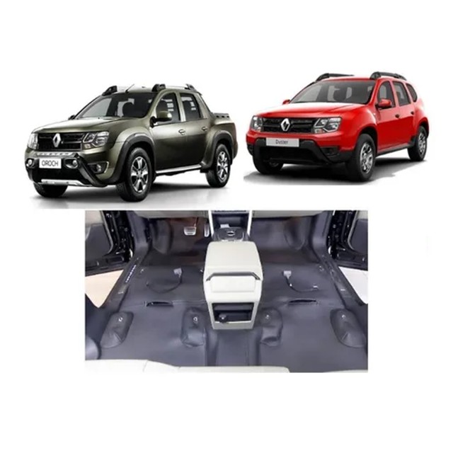 Assoalho preto para Toro ou Duster instalado - Peças para carros, vans ...