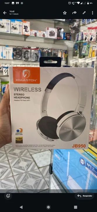 Fone de Ouvido Bluetooth H'MASTON JB950 - Wireless Stereo - Fones de Ouvido - COHAB, Recife ...