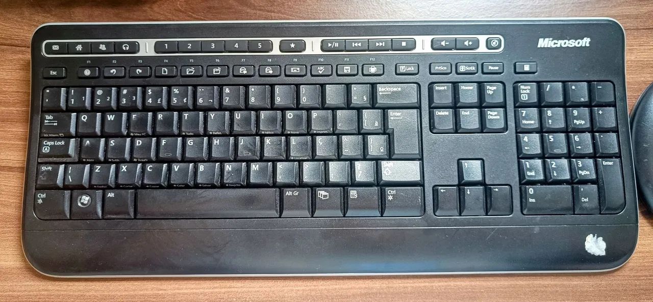 Kit Teclado Bluetooth Microsoft Keyboard 1000 - Series 1356 e Mouse ...