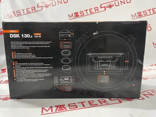 Kit 2 vias hertz dsk 130.3 120w original novo na embalagem lacrado - Carros, vans e utilitários ...