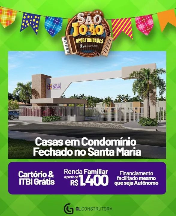 "casas condominios santa maria" no Brasil