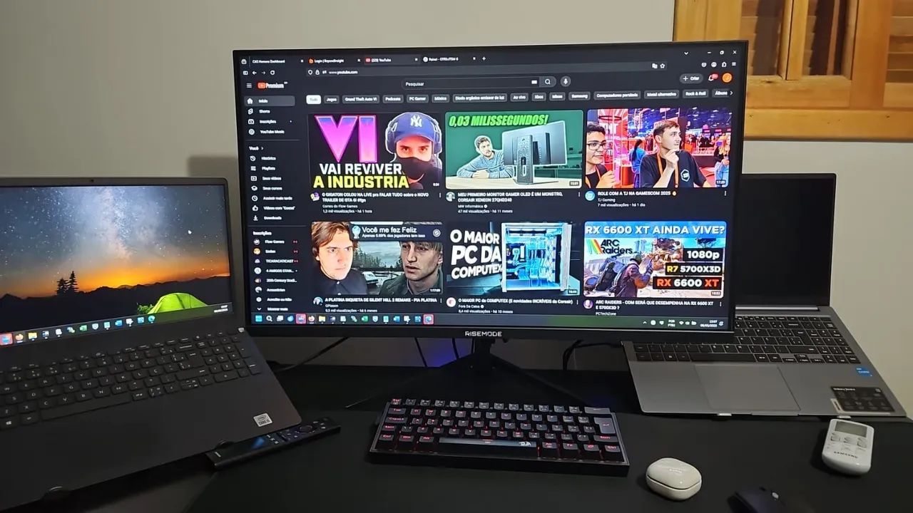 Monitor Gamer Rise Mode - 32 polegadas - 1440p - 165hz - 1 MS de tempo ...