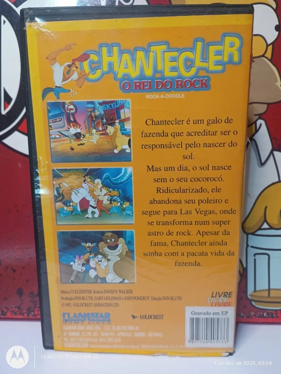 FITA VHS FLASHSTAR DUBLADO 74 MINUTOS - CHANTECLER O REI DO ROCK - DVD, Blu-Ray e Vídeo Cassete ...