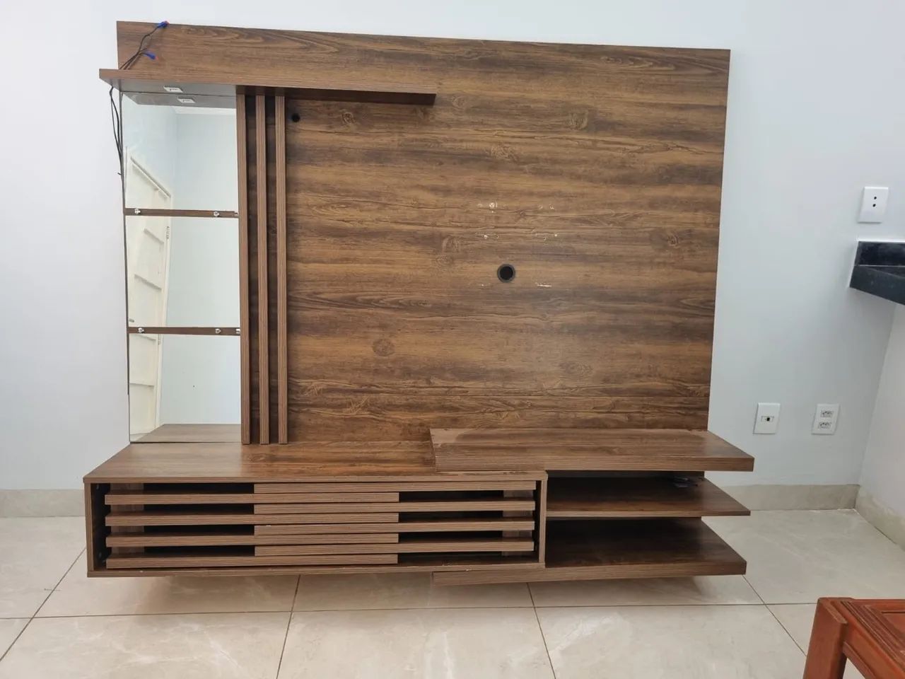 Rack para TV em Mdf - Racks e Painéis - Residencial Solar Ville ...