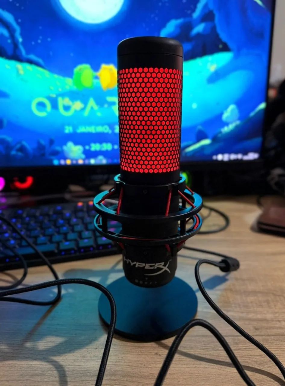 Microfone Hyperx Quadcast - Microfones e Gravadores - Rosário do Sul ...
