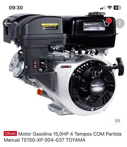 "motor a gasolina 4 tempos" no Brasil