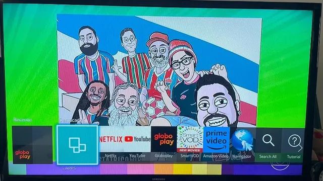 "smart tv led 32 polegadas samsung" no Brasil