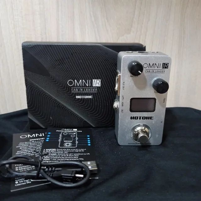 Pedal Efeito Guitarra Violão Baixo Hotone Omni IR Cab Loader Impulse ...