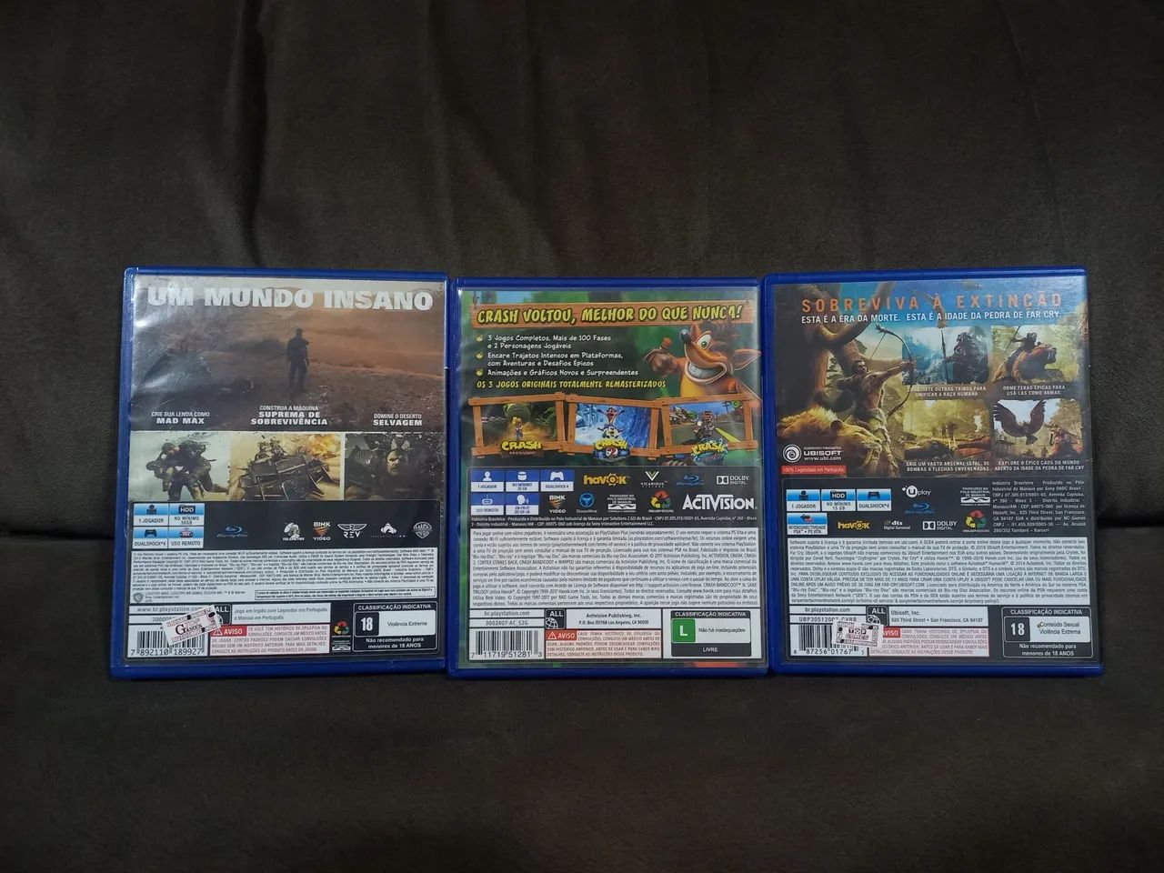 Jogos PS4 PS5 MAD MAX, CRASH E FAR CRY PRIMAL - Jogos de Vídeo Game ...