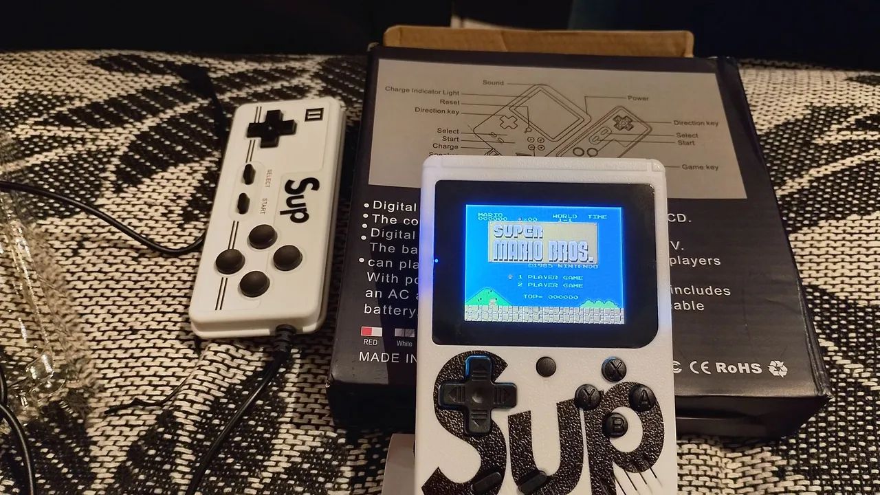 Console Sup Game Box - Super Mario Bros - 2 Controles - Consoles de ...