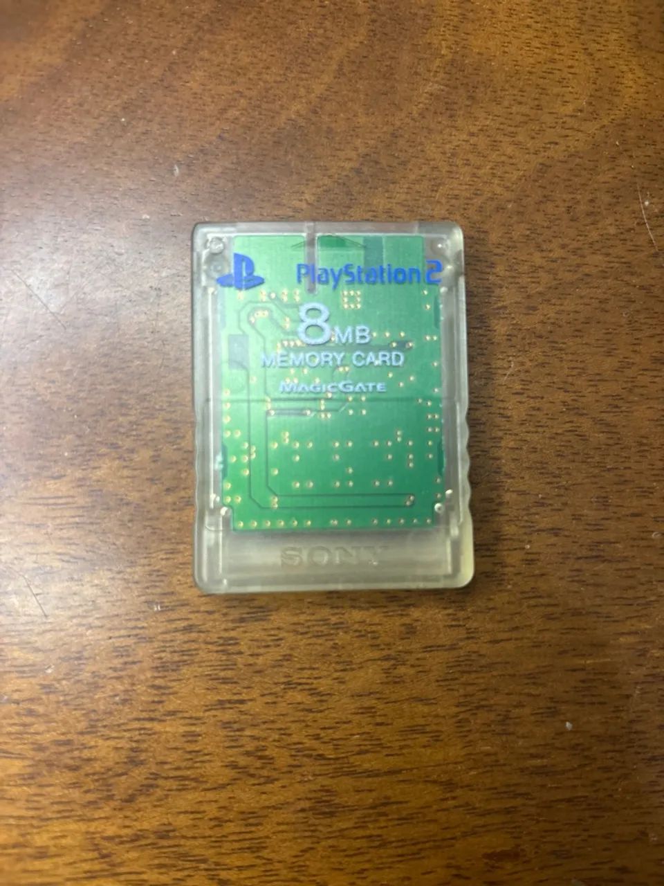 Memory Card original sony Ps2 Crystal , PlayStation 2 transparente ...