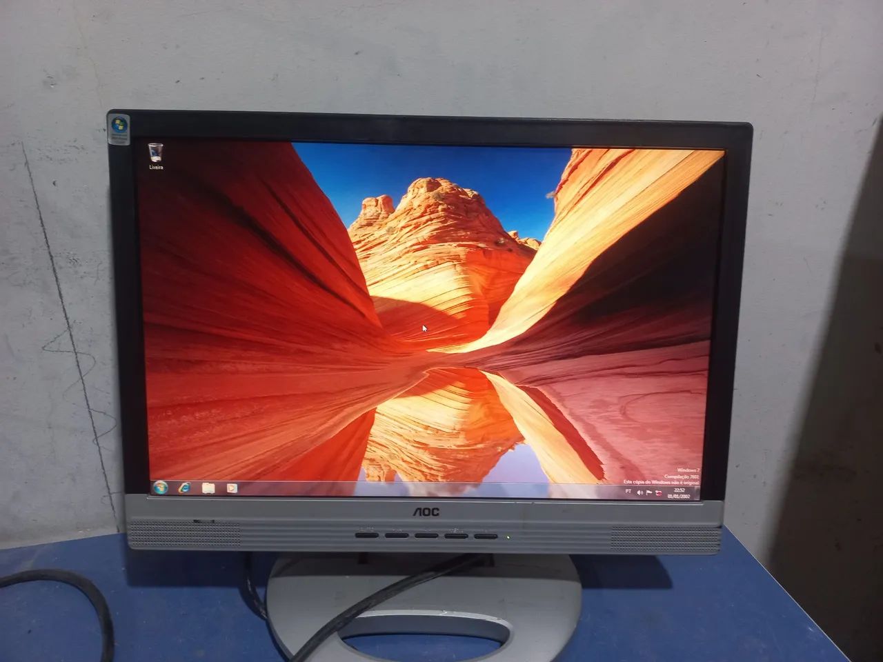 Monitor AOC 17 polegadas funcionando. - Monitores - Jardim Atlântico ...