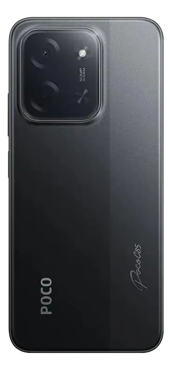 Smartphone Xiaomi Poco C85 4G 8gb Ram com 8GB Virtual e 256gb cor Black ...