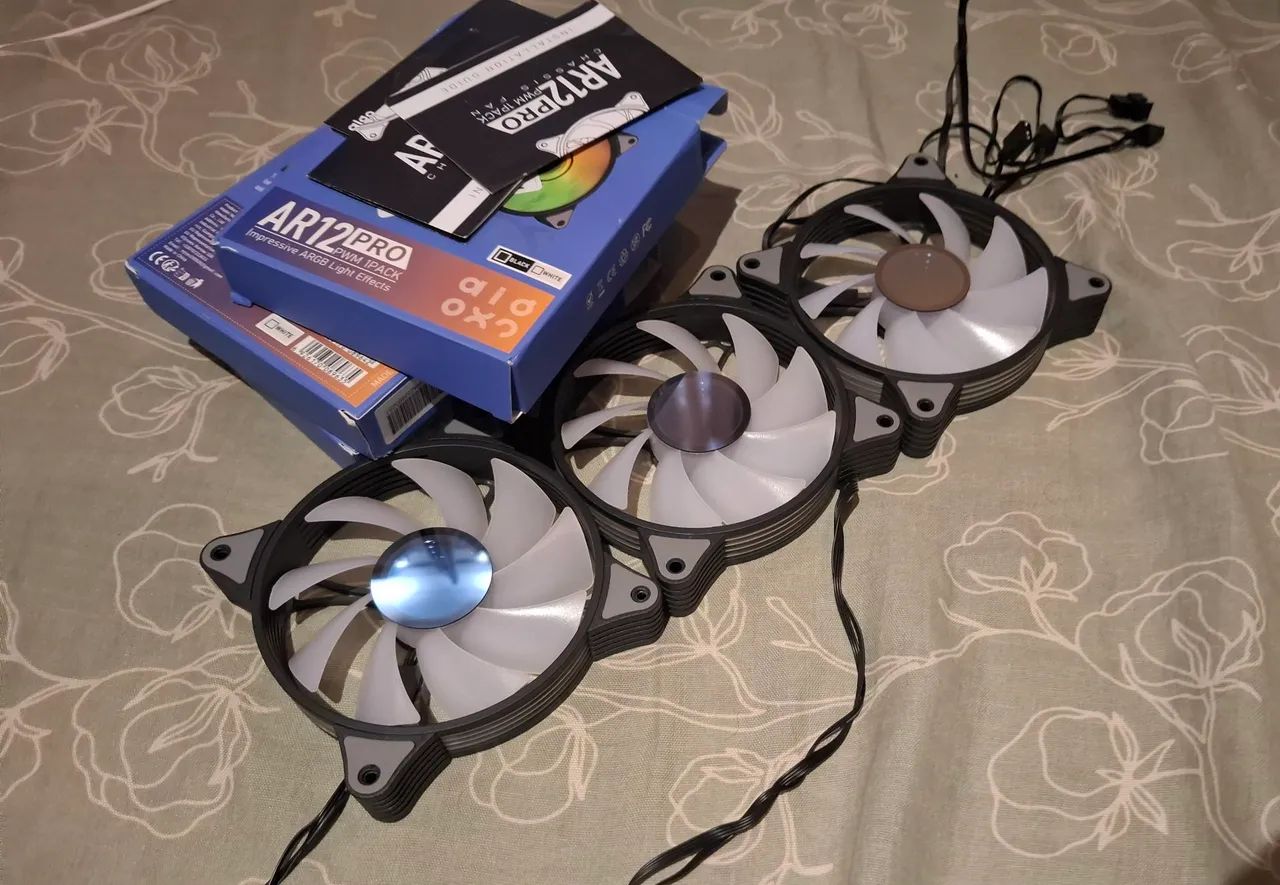 Fan Aigo AR12 Pro 120mm ARGB + PWM - Peças de Hardware - Parque Estrela ...