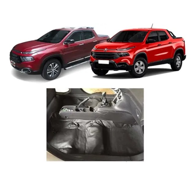 Assoalho preto para Toro ou Duster instalado - Peças para carros, vans ...