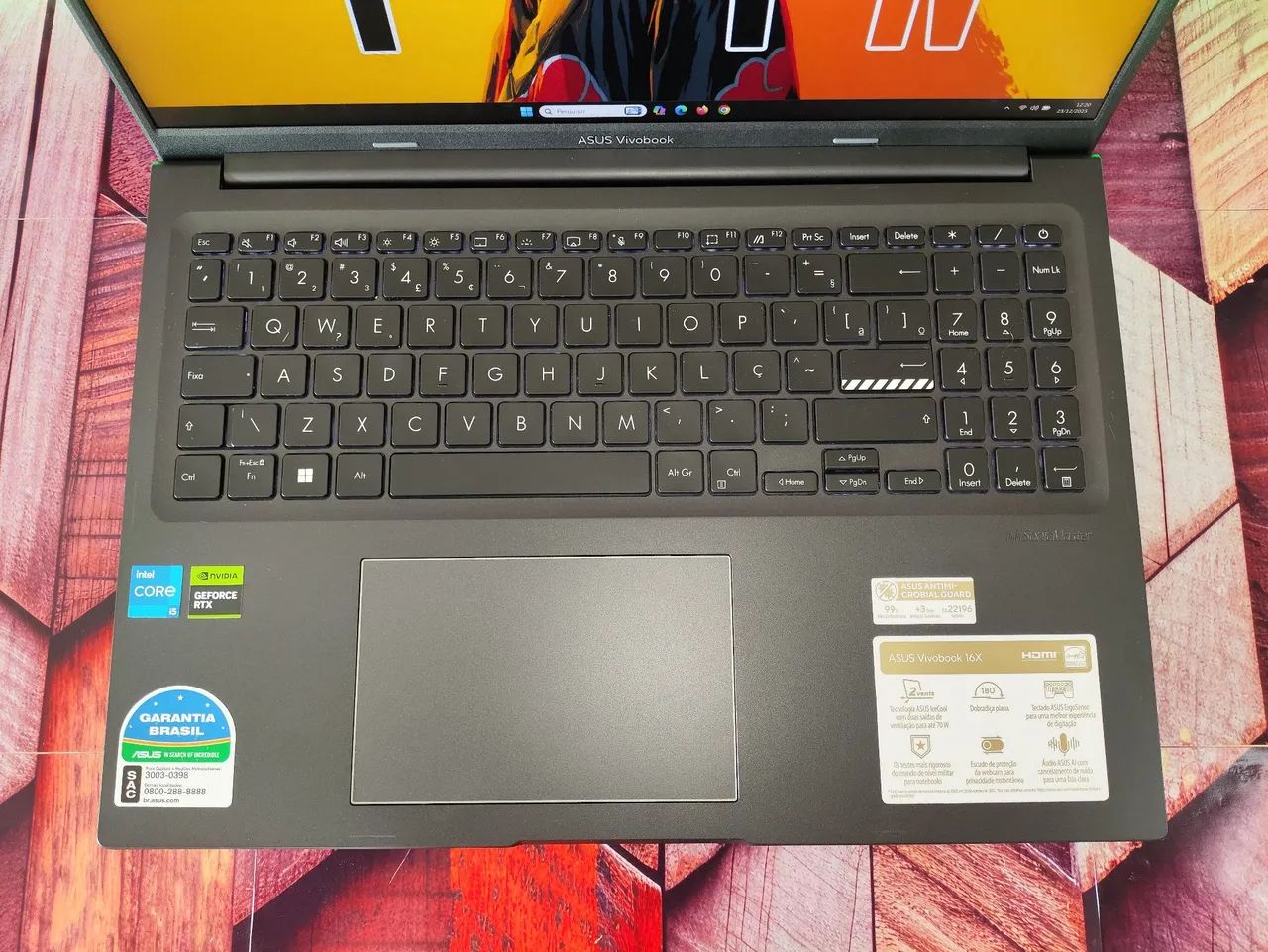 Notebook Gamer Asus VivoBook 16x - I5 12500H - RTX 2050 - 16GB - SSD M ...