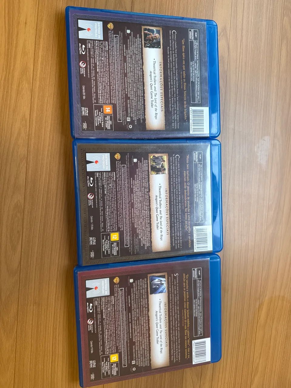 Blu-Ray Trilogia - O Senhor dos Anéis - DVD, Blu-Ray e Vídeo Cassete ...