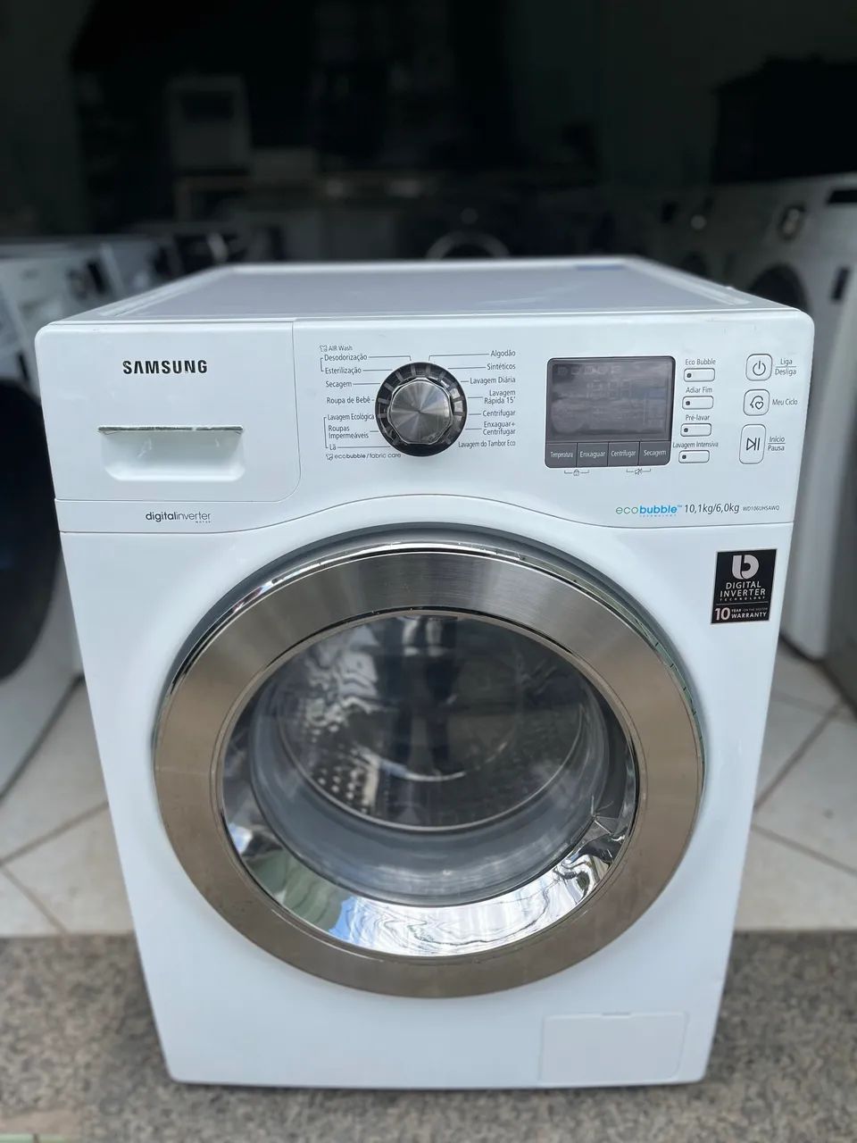 Lava e seca Samsung 10.1 KG - Máquinas de Lavar e Secadoras - Nova ...