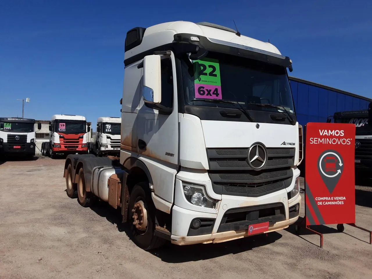 Mercedes-Benz Actros Actros 2651 MP5 LS 6x4 2p (diesel)(E5) 2021/2022 Vamos Seminovos CUR ...