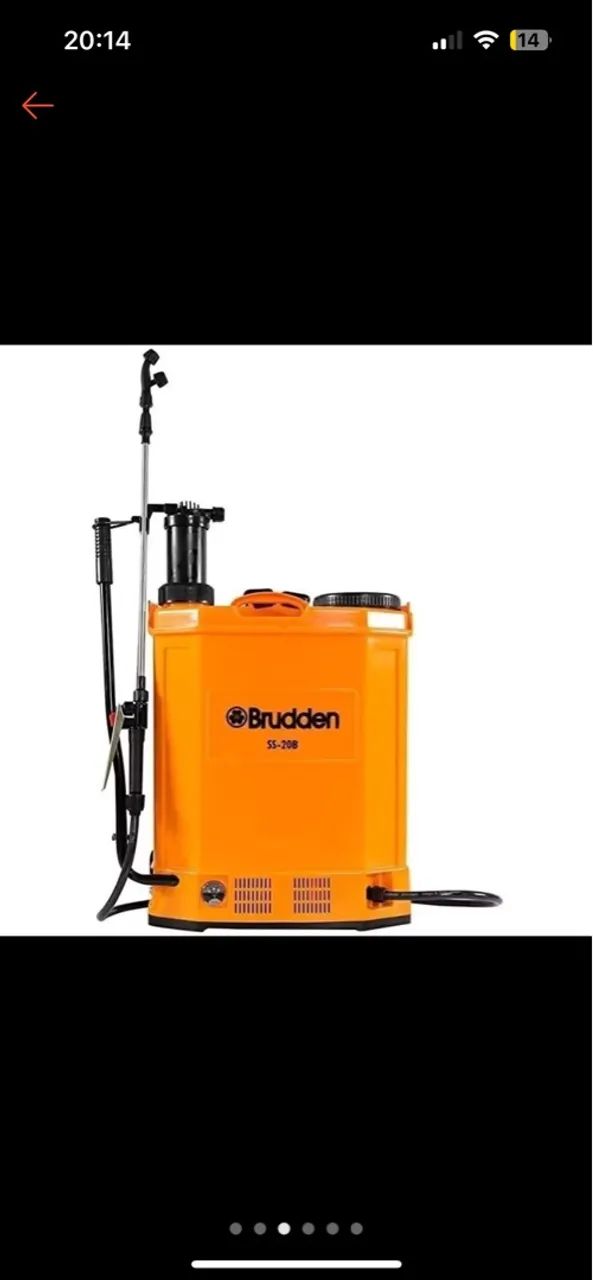 Pulverizador Elétrico A Bateria E Manual Ss20b 20 Litros Bomba de Veneno Costal Brudden - Outros ...