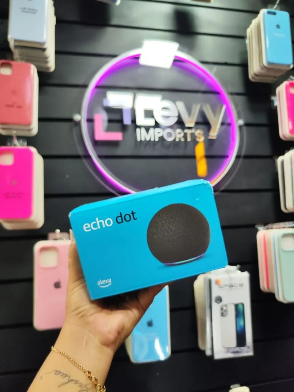 Alexa Echo Dot 5° Geração Amazon Bivolt Lacrada Original + Nf + 1 Ano ...