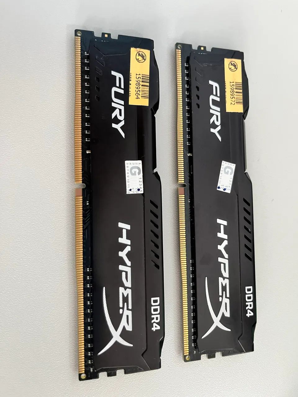 Memória RAM Fury preto 4GB 1 HyperX HX424C15FB/4 - Memória RAM - Plano ...