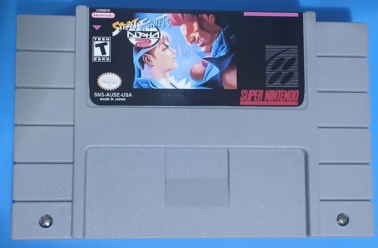 Super Nintendo,Obs:.apenas o jogo Street Fighter Alpha 2 - Consoles de ...