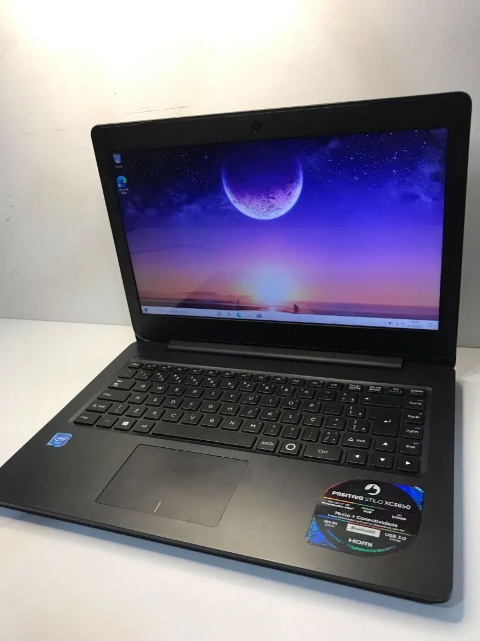 NOTEBOOK POSITIVO INTEL CELERON 4GB RAM HD 500GB NOVINHO TODO OK ...