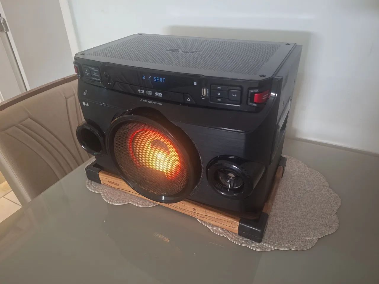 Mini System Torre LG 200W RMS CD, MP3, USB e Bluetooth X Boom Festa ...