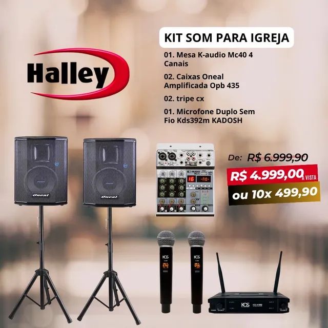 "kit som igreja" no Brasil