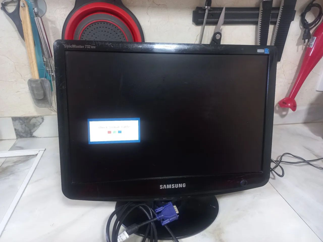 Monitor Samsung SyncMaster 732Nw 17 polegadas (favor ler descrição ...