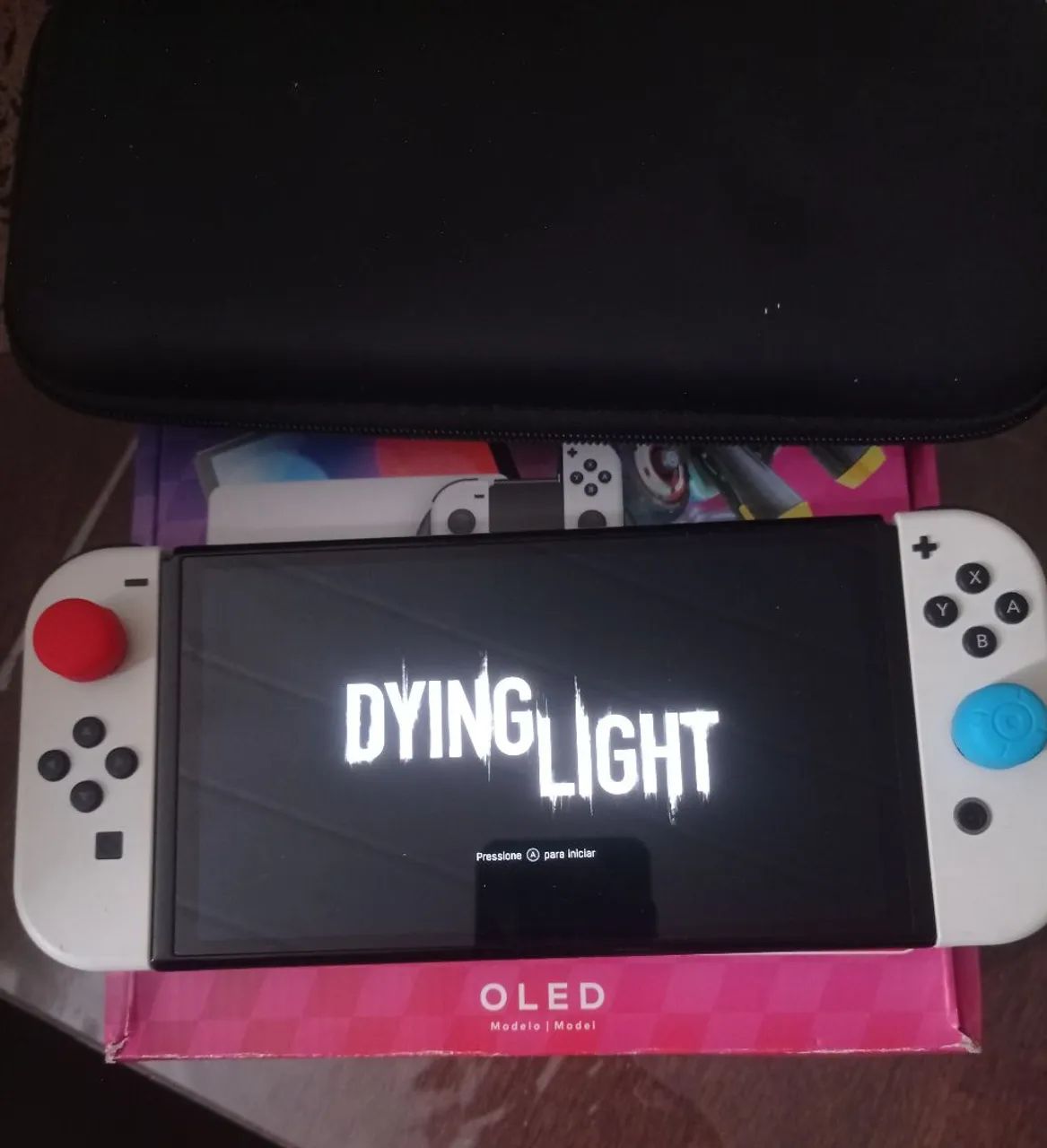 Nintendo switch OLED na caixa + jogos (troco) - Consoles de Vídeo Game ...