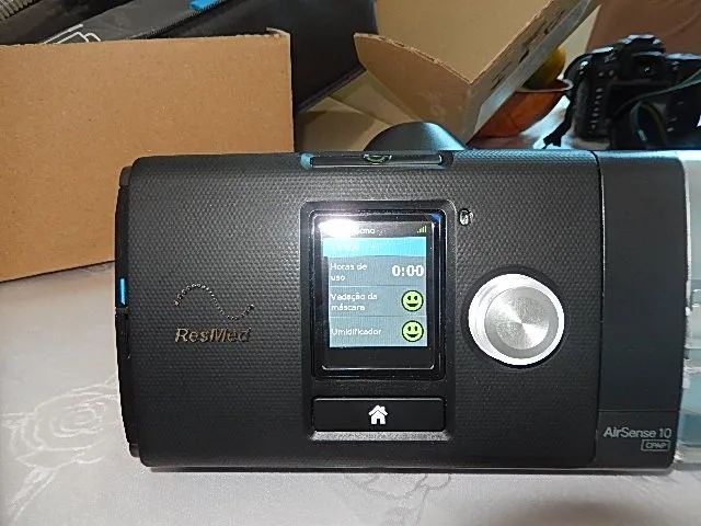 CPAP Resmed AirSense 10 Aparelho Para Apneia do Sono - Telefonia Fixa e ...