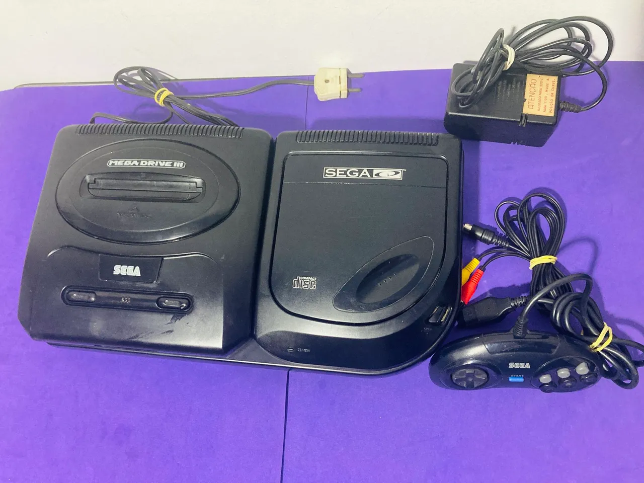 "sega mega cd" no Brasil