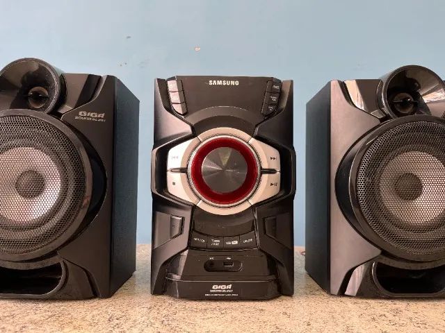 Aparelho de Som Micro System Samsung Giga Sound Blast - Aparelhos de ...