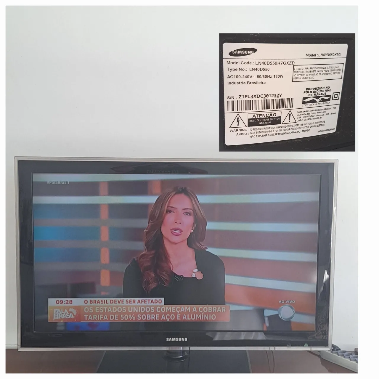 "tv samsung de 40 polegadas" - TVs no Brasil