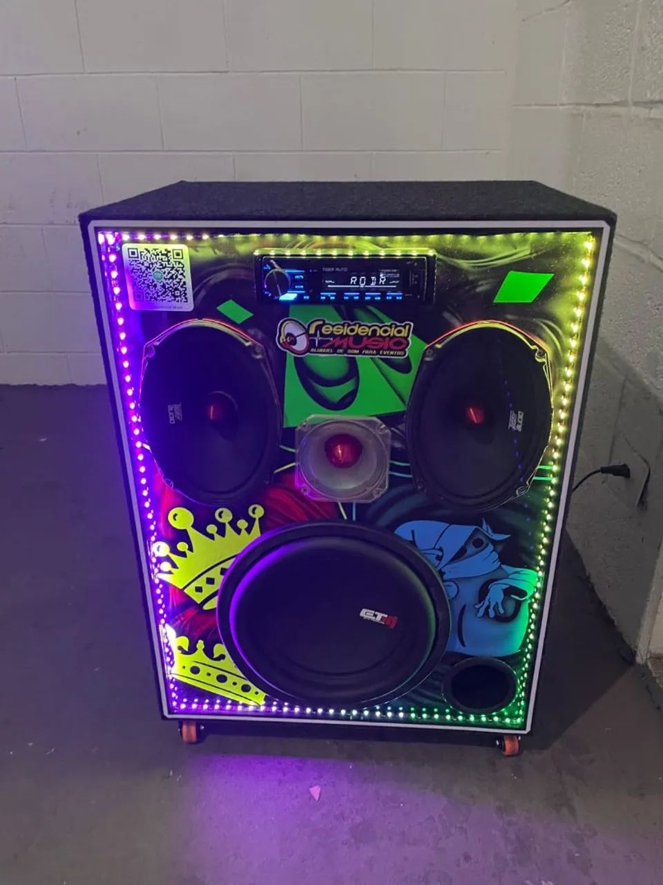 Caixa de som residencial tiger/etm - Aparelhos de Som - Setor Oeste ...