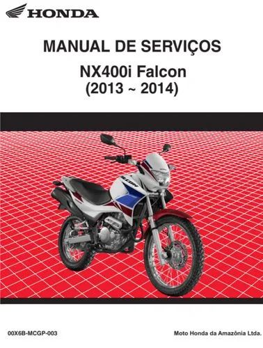 Manual do proprietário Honda NX400i Falcon - Peças para motos ...