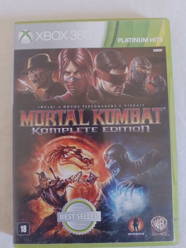 Xbox 360 mortal kombat 9 | +156 anúncios na OLX Brasil