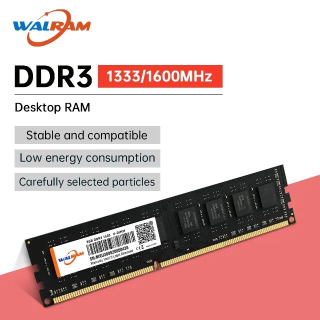Memoria DDR3 8gb Walram 1600MHz Para Desktop - Memória RAM - Caixa D'Água, Lauro de Freitas ...