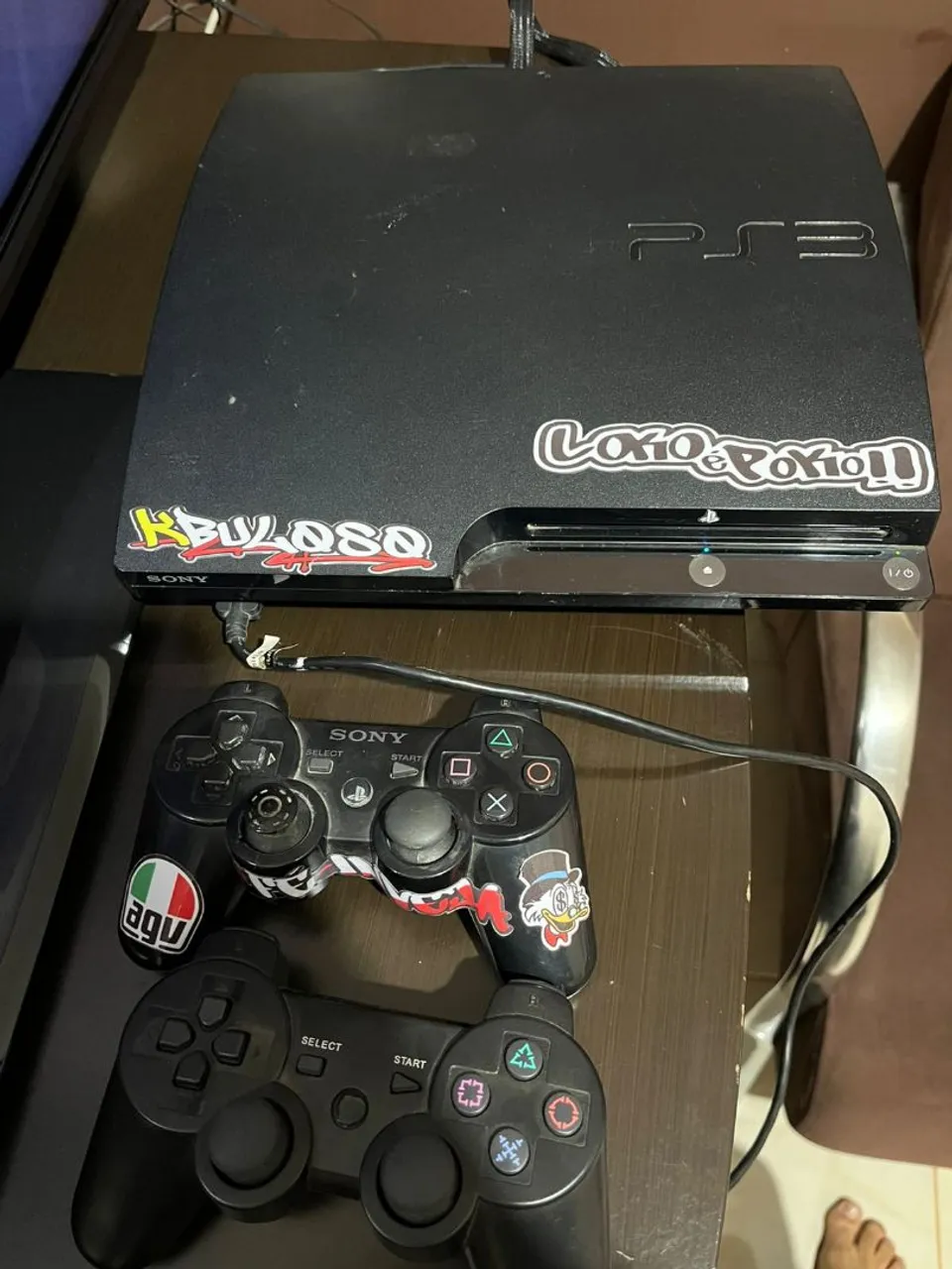"playstation 3 slim desbloqueado" - Consoles de Vídeo Game no Brasil