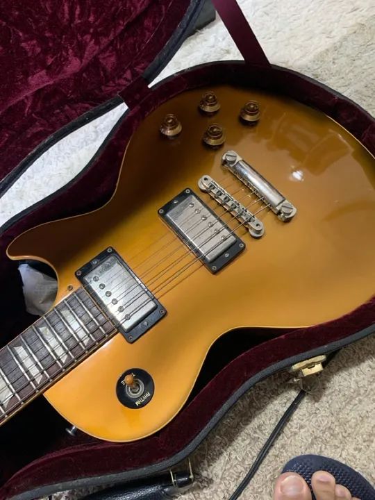 Guitarra Les Paul Gibson R7 VOS Goldtop Darkback. - Instrumentos ...