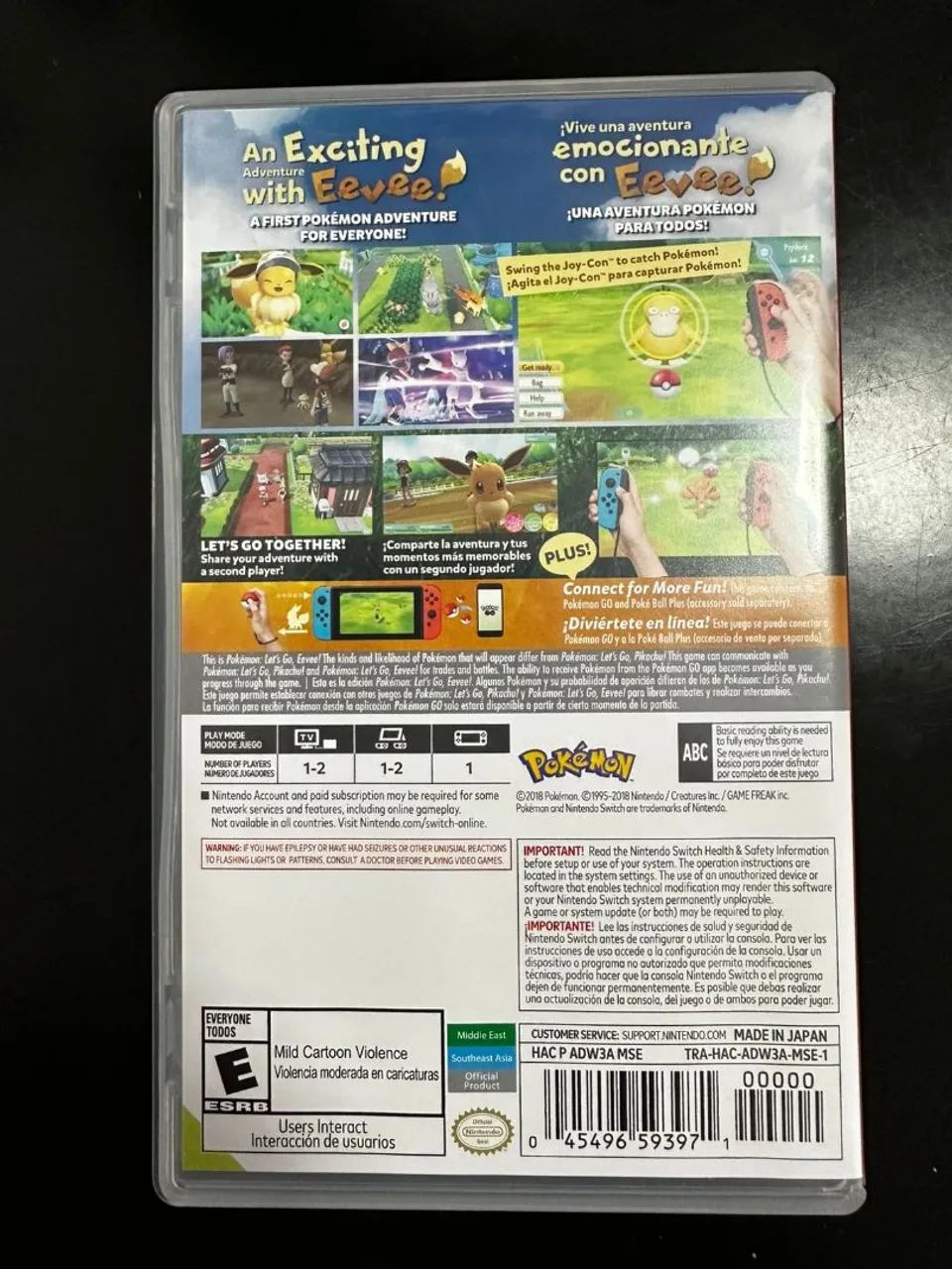 Pokemon let's go eevee nintendo switch 1 e 2 - Jogos de Vídeo Game ...