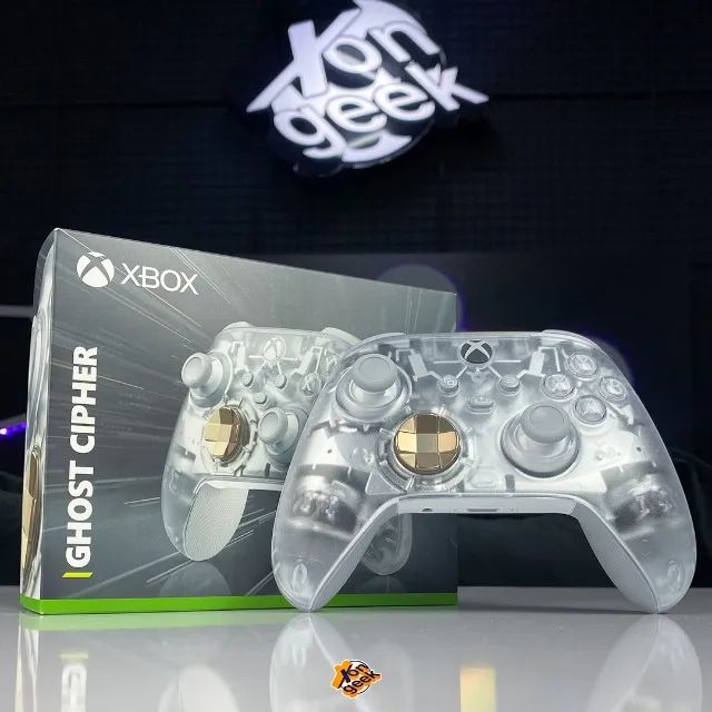 Controle Xbox Series S/X Ghost Cipher - Microsoft | Ideal para colecionadores Xbox! - Consoles ...