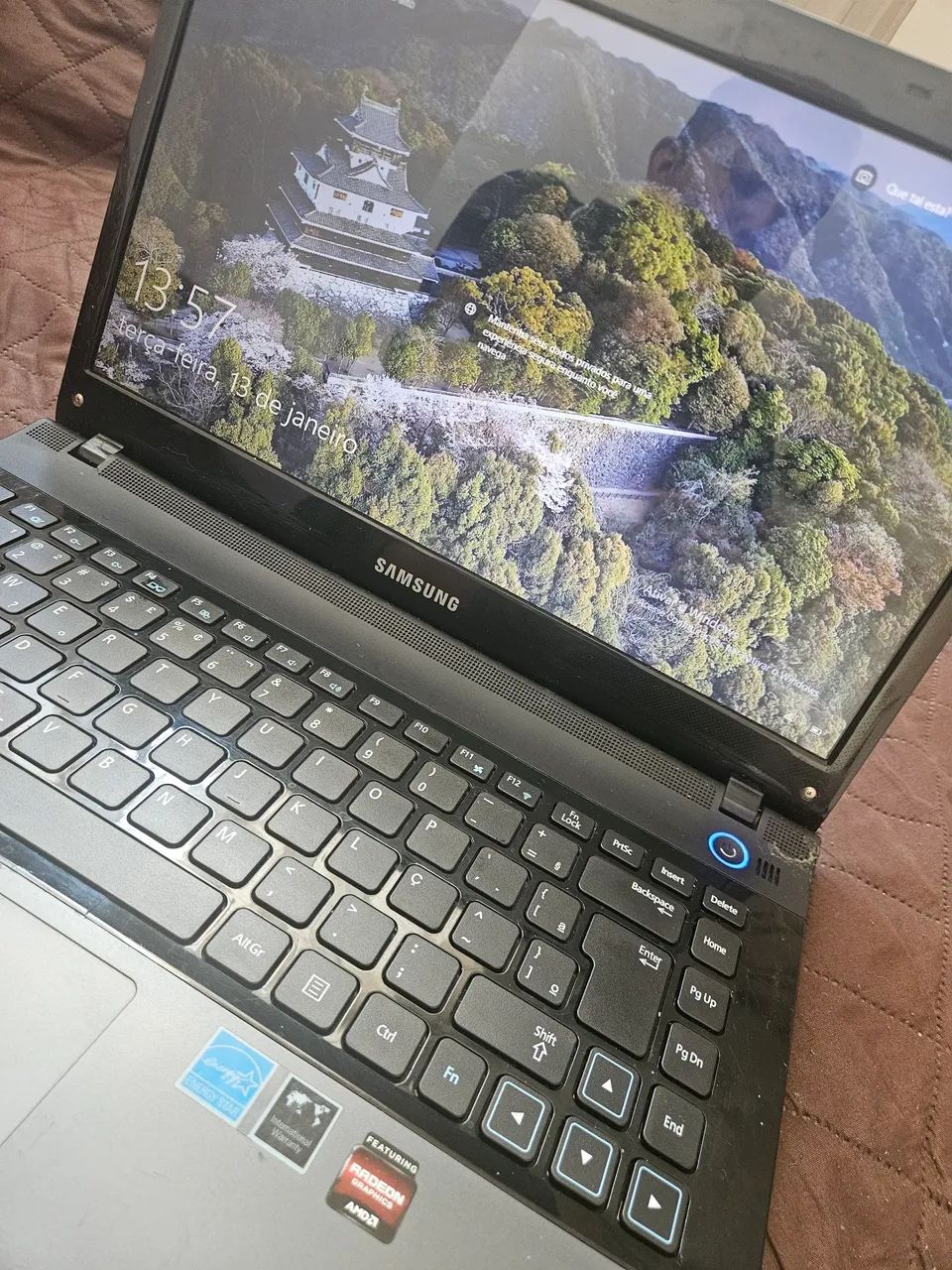 Notebook Samsung 4gb de ram, hd 500gb, processador dual core, super ...