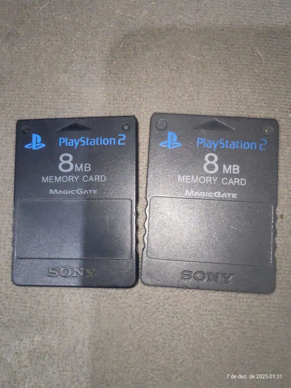 2 memory card Ps2 original Magic Gate - Peças e Acessórios de Vídeo ...