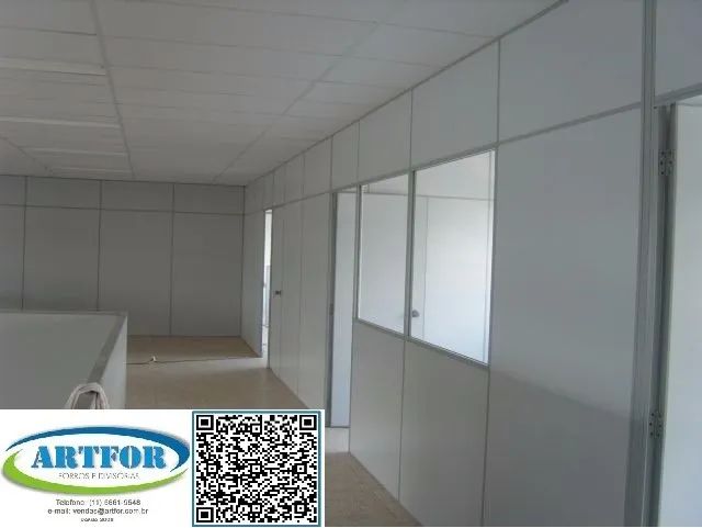 Divisórias Divilux na Cor Cimento Queimado. Valor ja incluso instalação ...